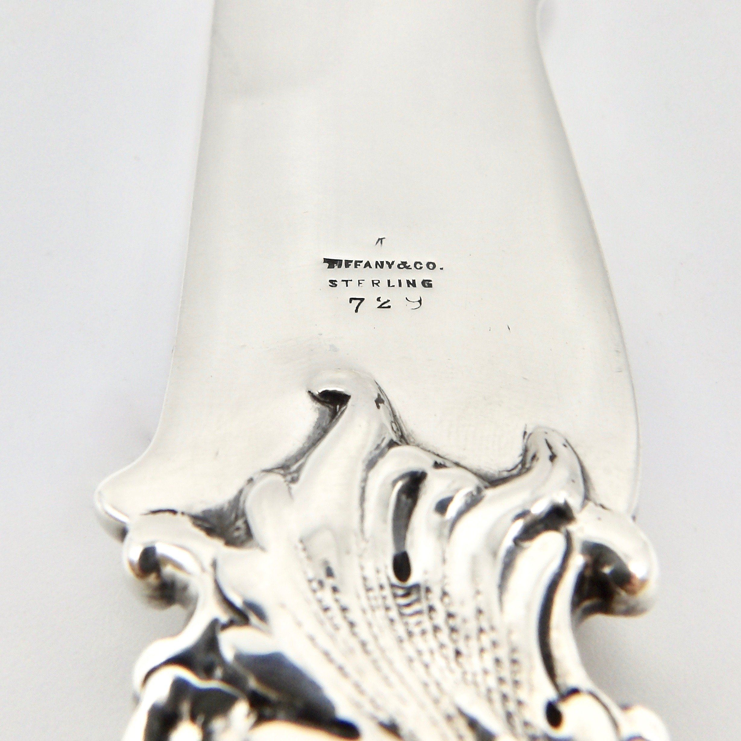 Tiffany & Co. Sterling Silver Paper Knife, 1890 I Kirsten's Corner ...